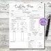 Editable Pen Order Form Template Custom Pen Form Order Ready | Etsy