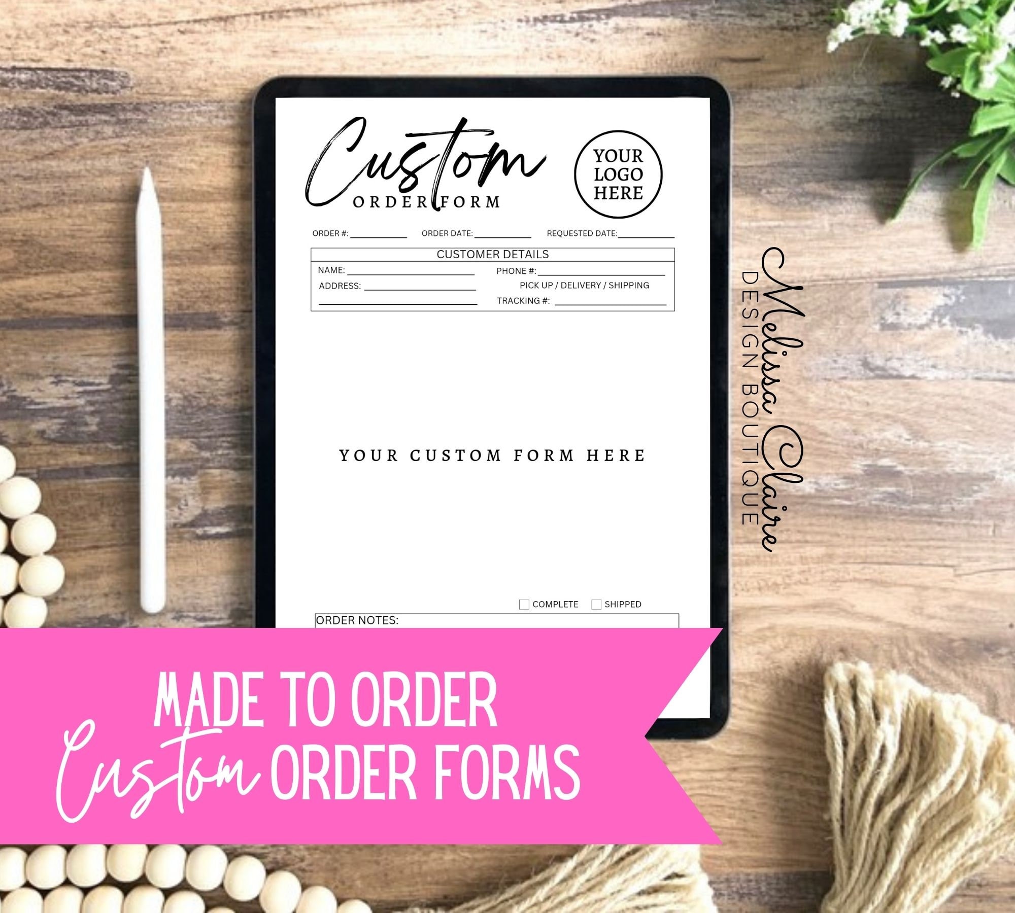 Custom Form Service - Etsy