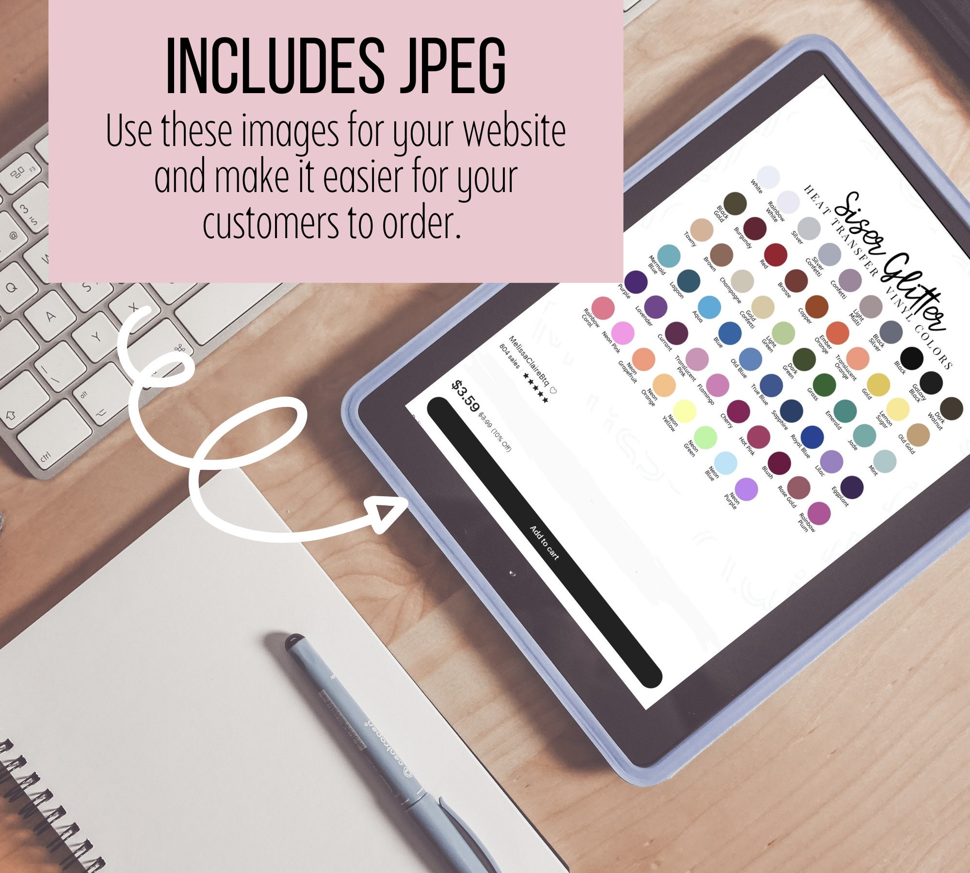 Vinyl Color Chart, Siser Glitter HTV Color Chart, Heat Transfer Color ...