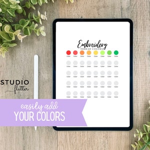 Editable Color Chart Template, Canva Template, Custom Color Chart ...