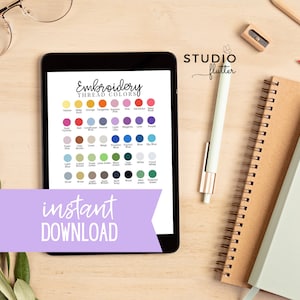 Chart Color Embroidery Thread Color Chart Brother Brothread 40 ...