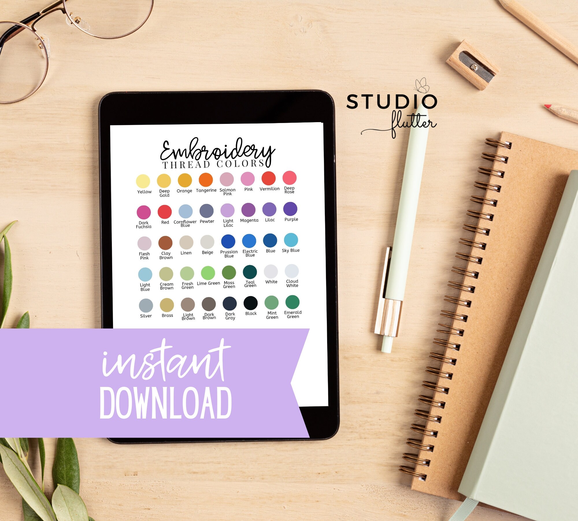 Chart Color Embroidery Thread Color Chart Brother Brothread 40 ...