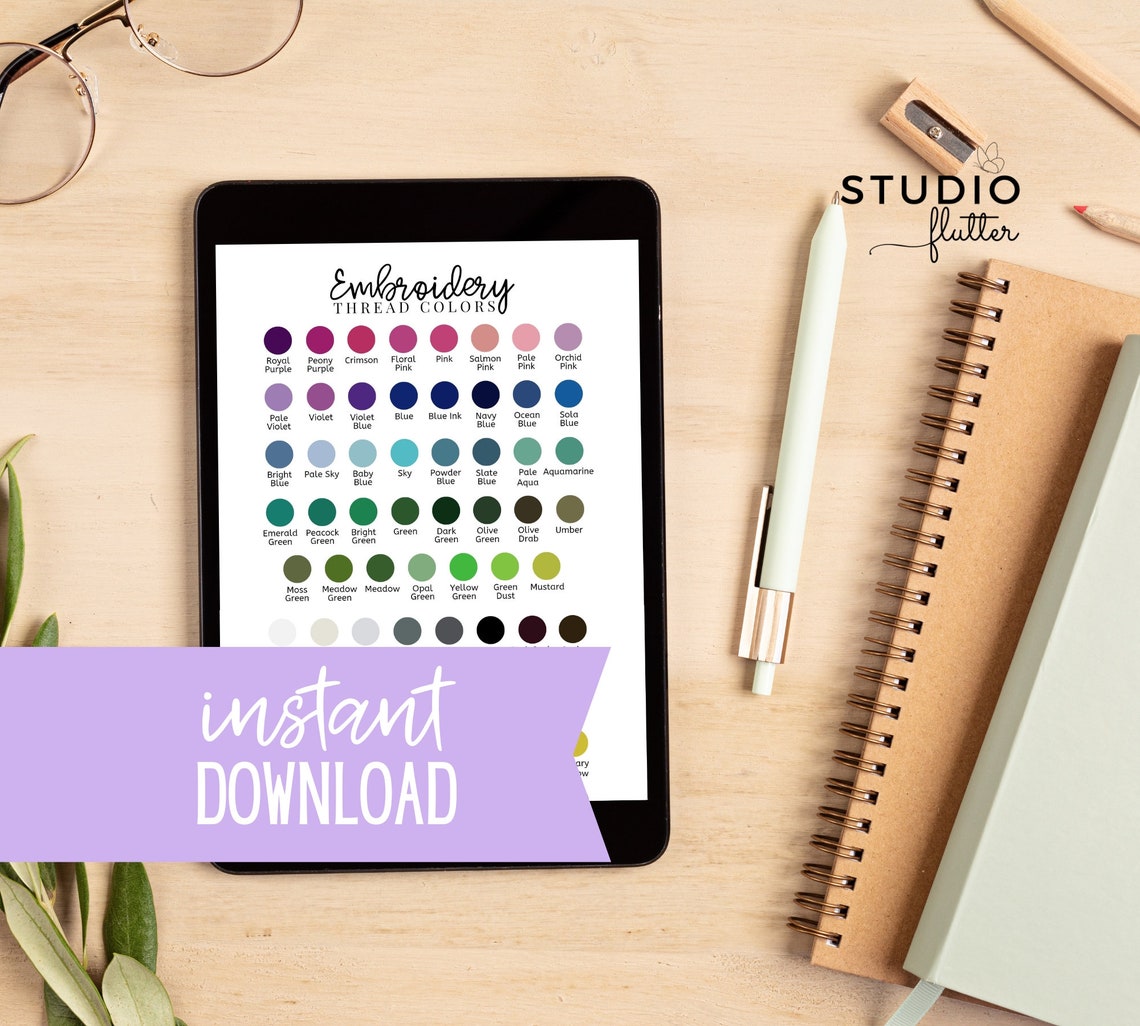 Embroidery Thread Color Chart, Brothread Color Chart, Brothread 80 ...