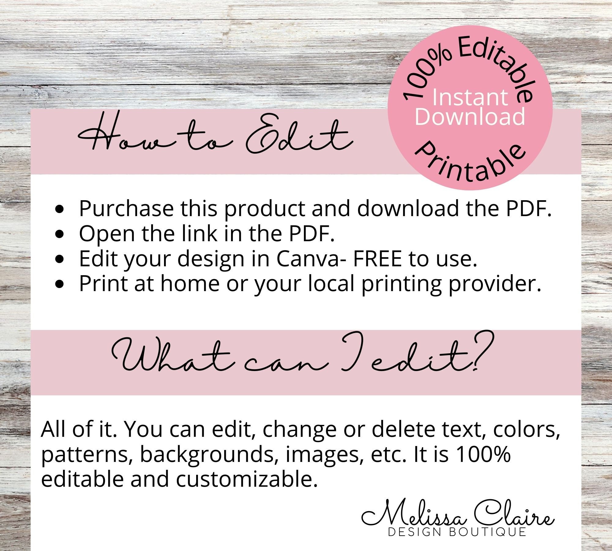 Editable Bow Card Template, Headband Display Card Template ...