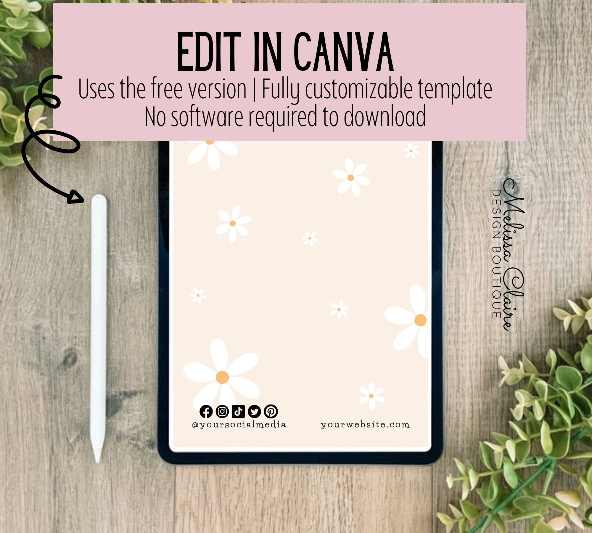 Bow Card Editable Bow Card Template Headband Display Card Template ...