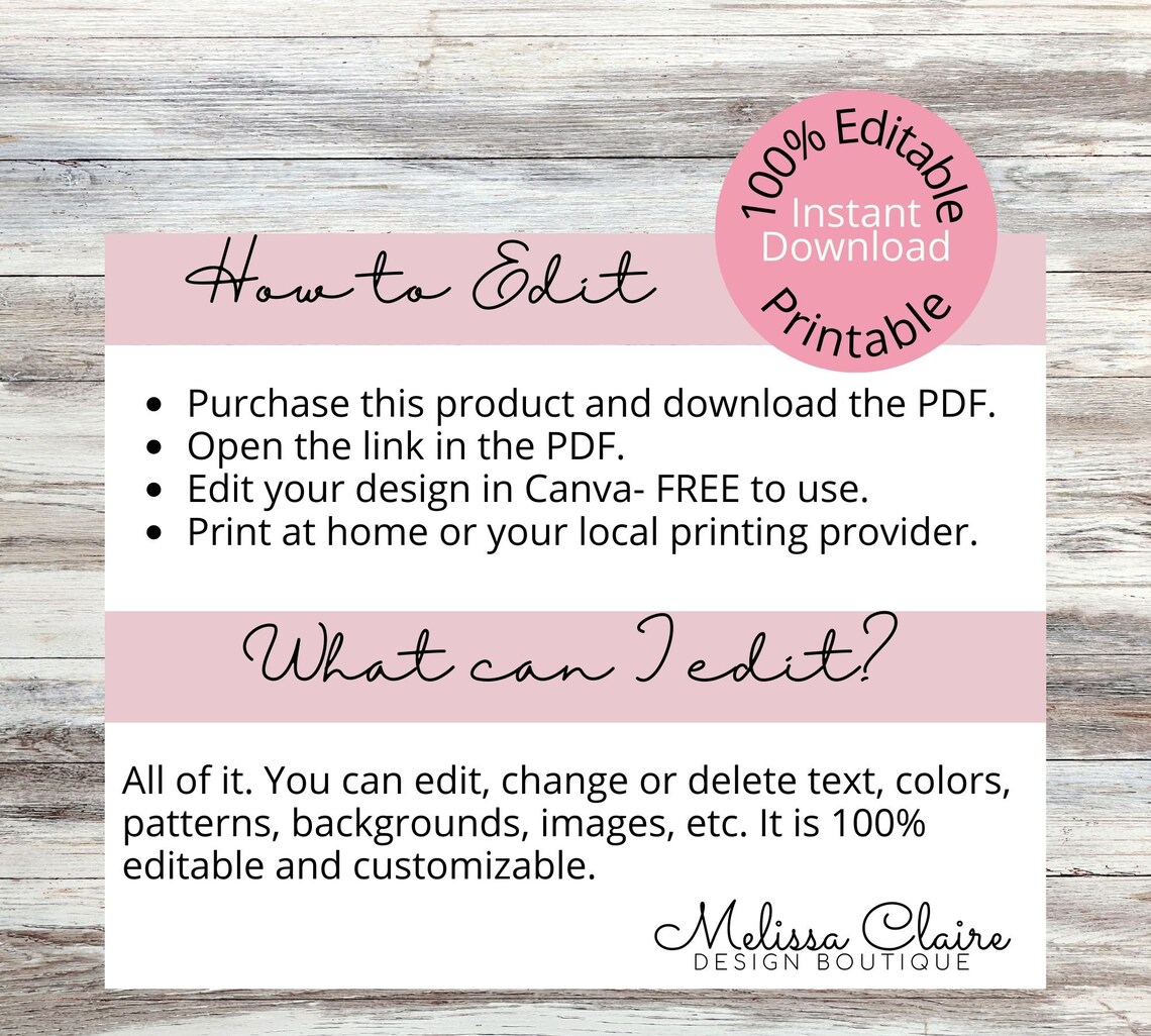 Editable Pen Order Form Template, Canva Forms, Custom Pen Order Form ...