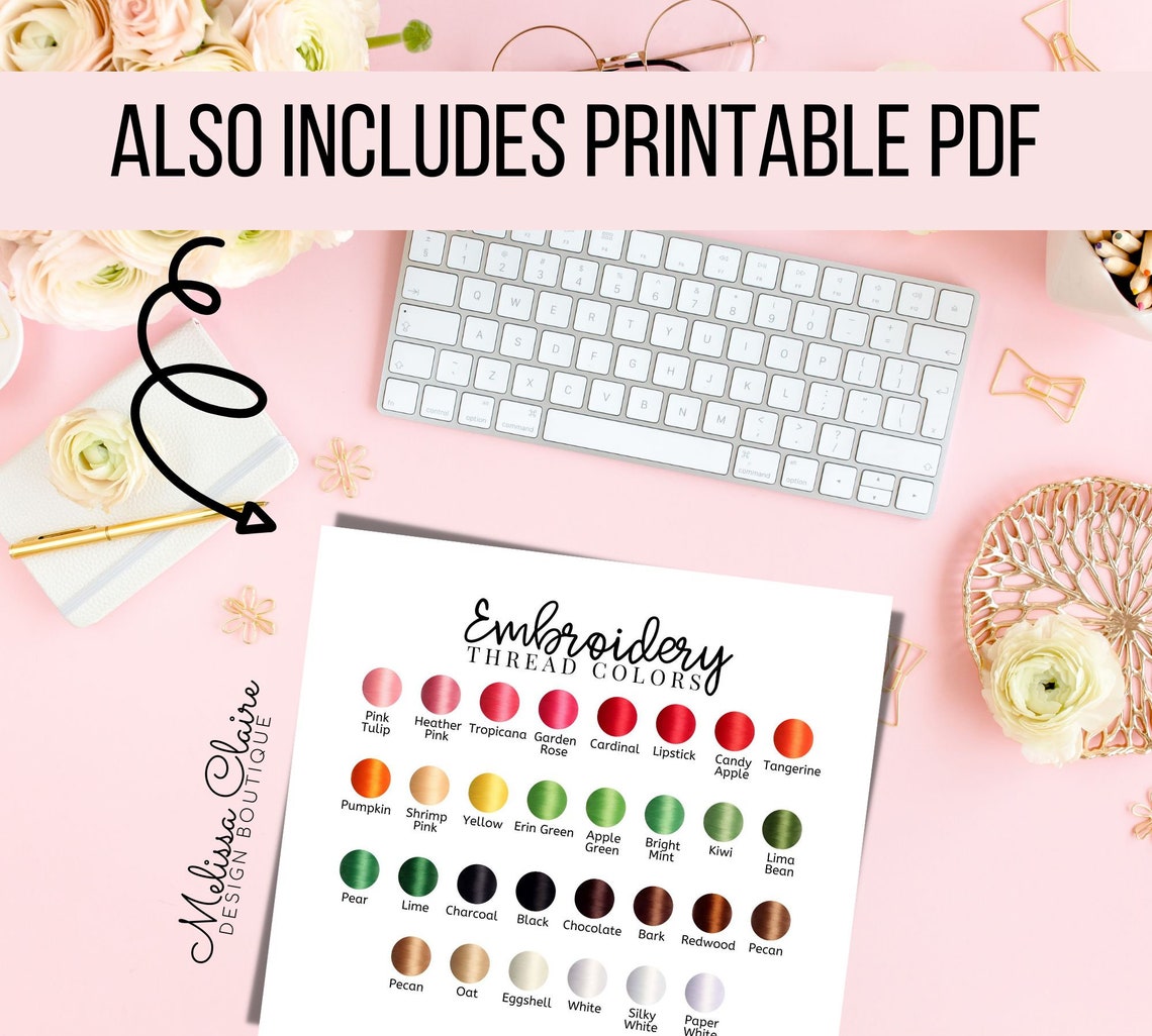 Embroidery Thread Color Chart, Isacord Color Chart, Isacord Embroidery ...