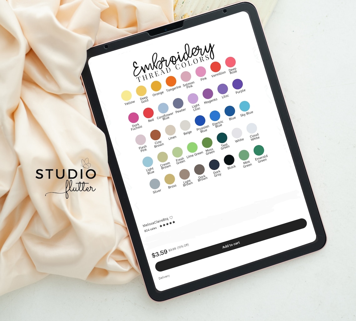 Chart Color Embroidery Thread Color Chart Brother Brothread 40 ...