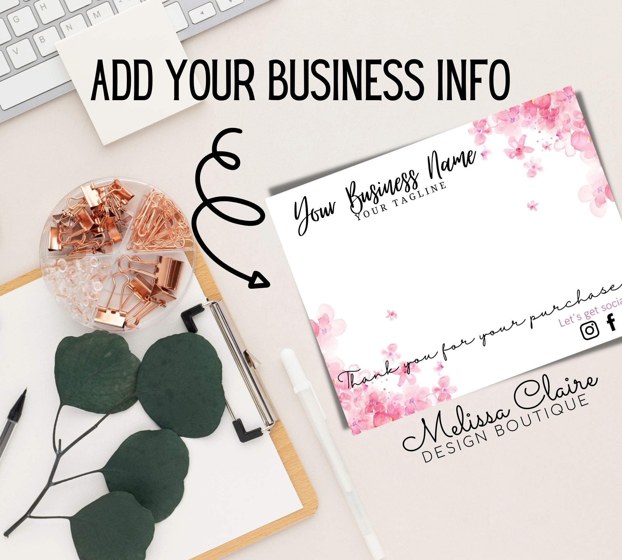 Card Bow Editable Bow Card Template Headband Display Card Template ...