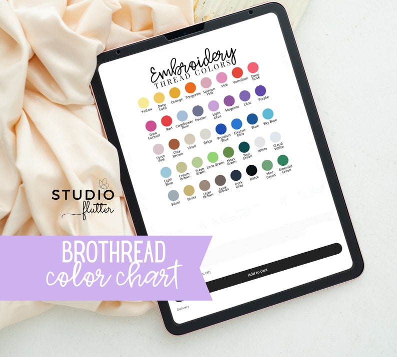 Chart Color Embroidery Thread Color Chart Brother Brothread 40 ...