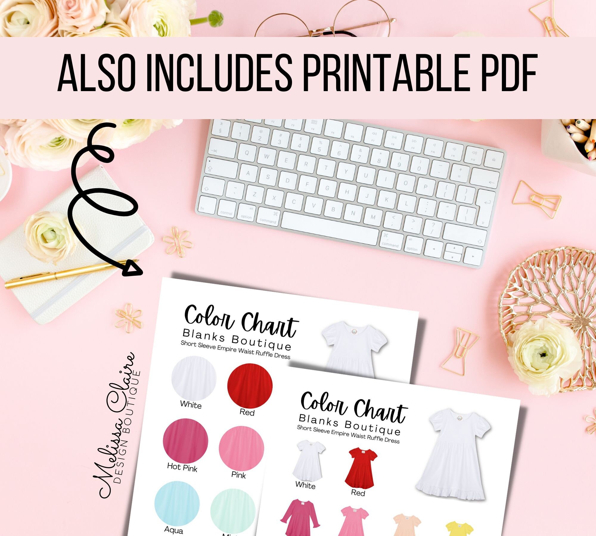 Chart Color Dress Embroidery Blank Color Chart Dress Color Chart ...