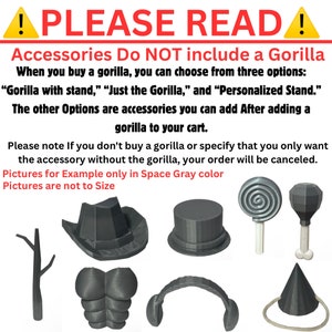 Mini Gorilla Tag Flexi Fidget Toy 6 Version Rotatable Head Optional ...