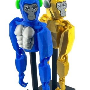 Mini Gorilla Tag Flexi Fidget Toy 6” - Version Rotatable Head ...