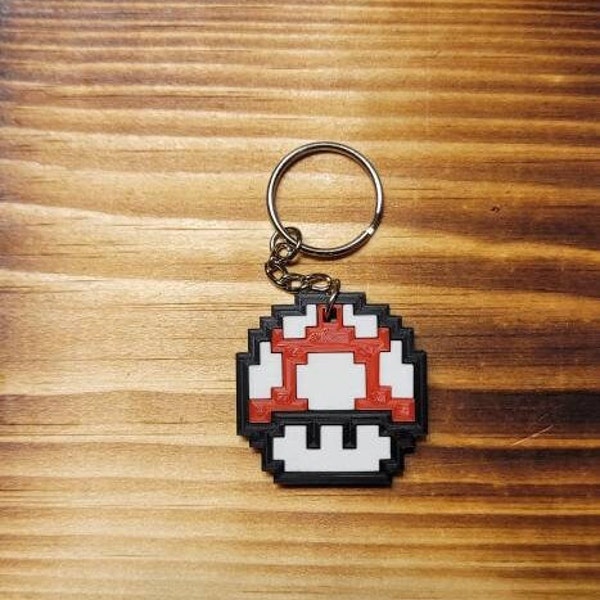 3d Printed Nintendo Key Chain - Etsy