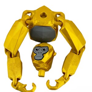 Mini Gorilla Tag Flexi Fidget Toy 6” - Version Rotatable Head ...