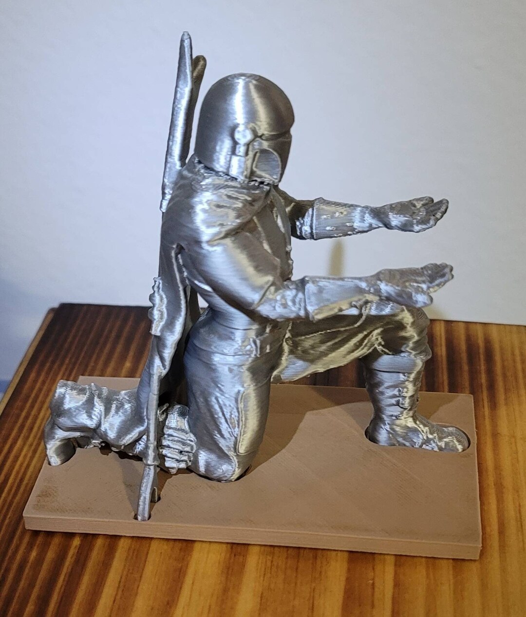 Mandalorian Pen Holder With Base | Office Accessories | Star Wars ...