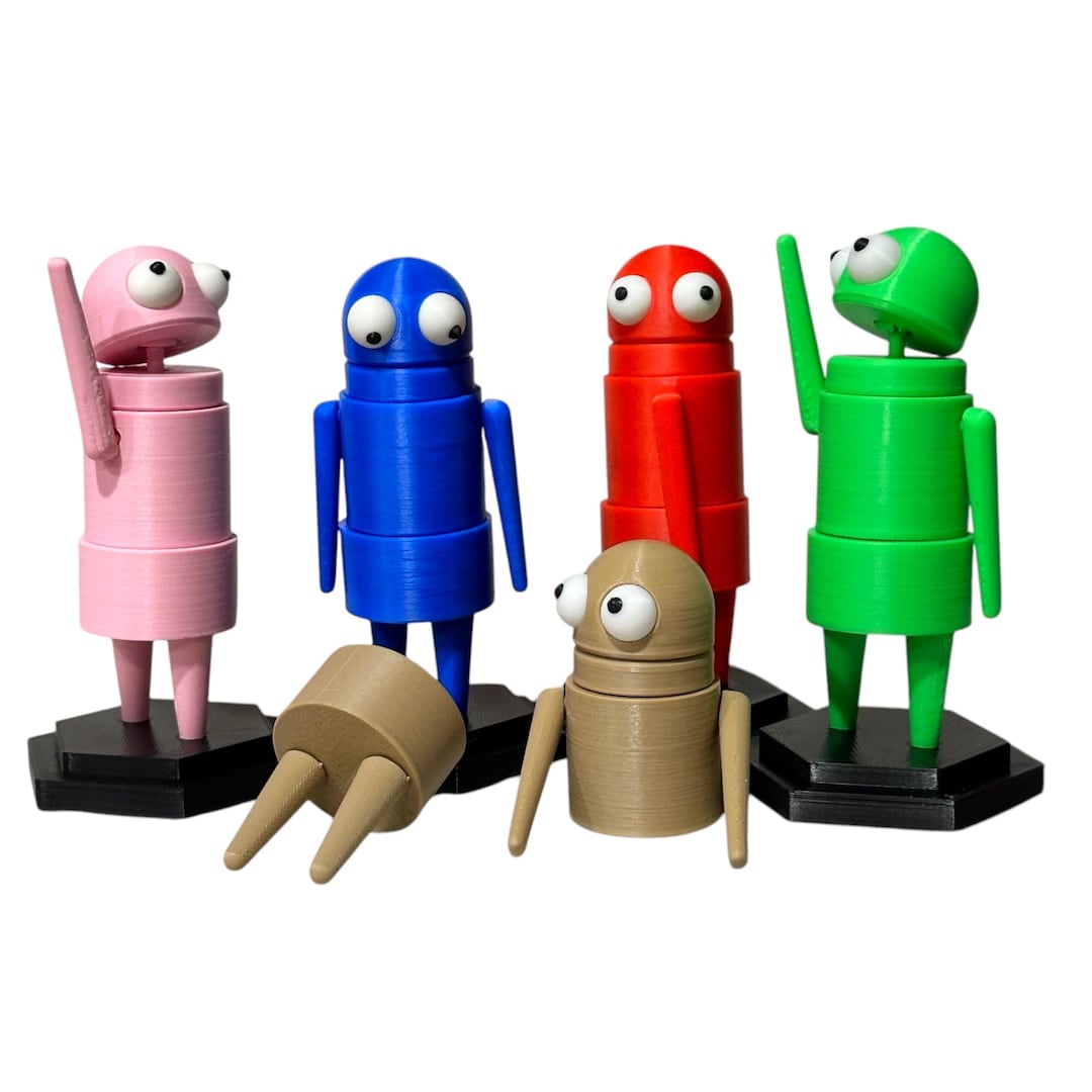 R.E.P.O Game Character Fidget Toy 3.7“in - Leathal Comapany - Robot ...