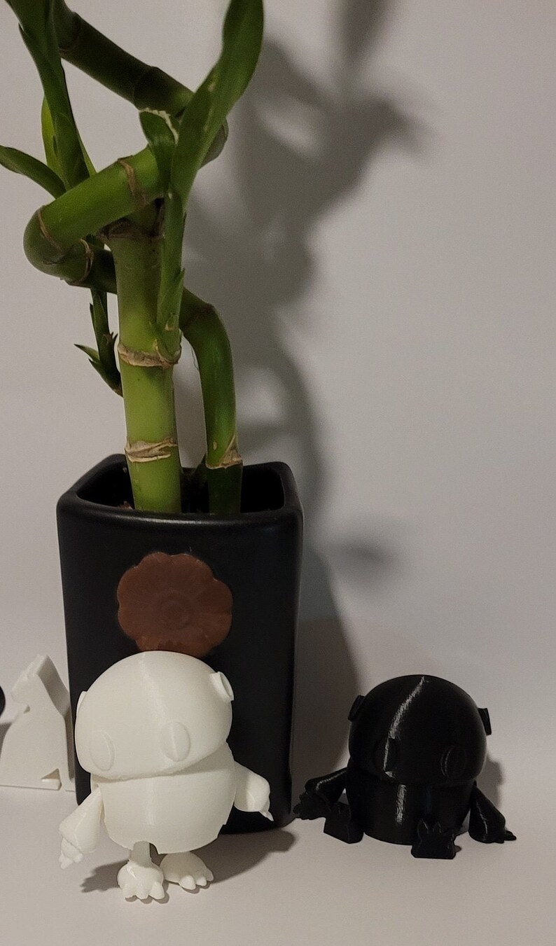 Tiny Articulated Bot 3d Printed Robot Fidget Toy Desk - Etsy