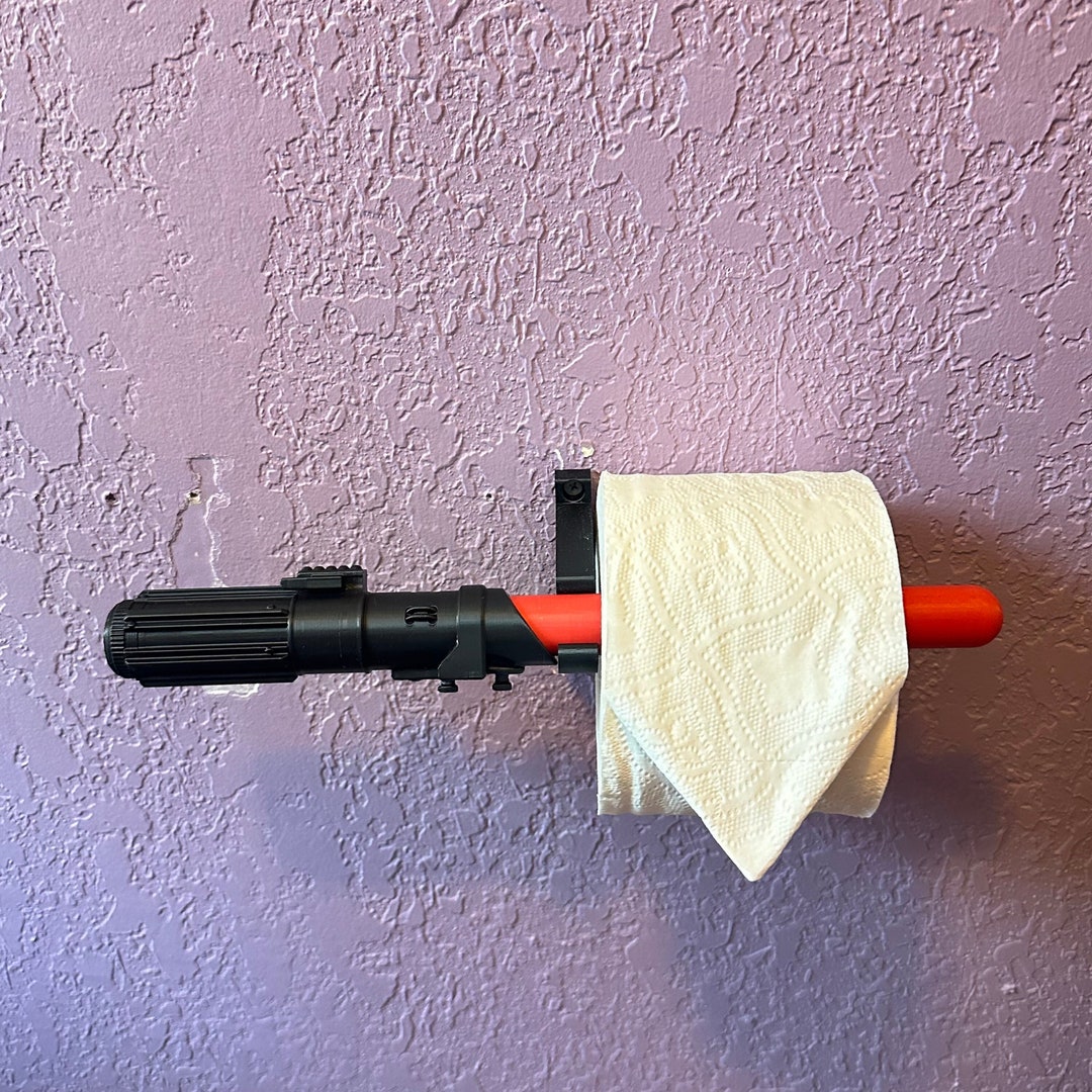Lightsaber Toilet Paper Holder Darth Vader - Light Saber Hand Towel ...