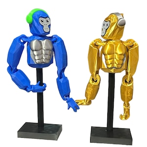 Flexy Gorilla Tag Fidget Toy 8 Inch - Version Rotatable Head - Cake ...