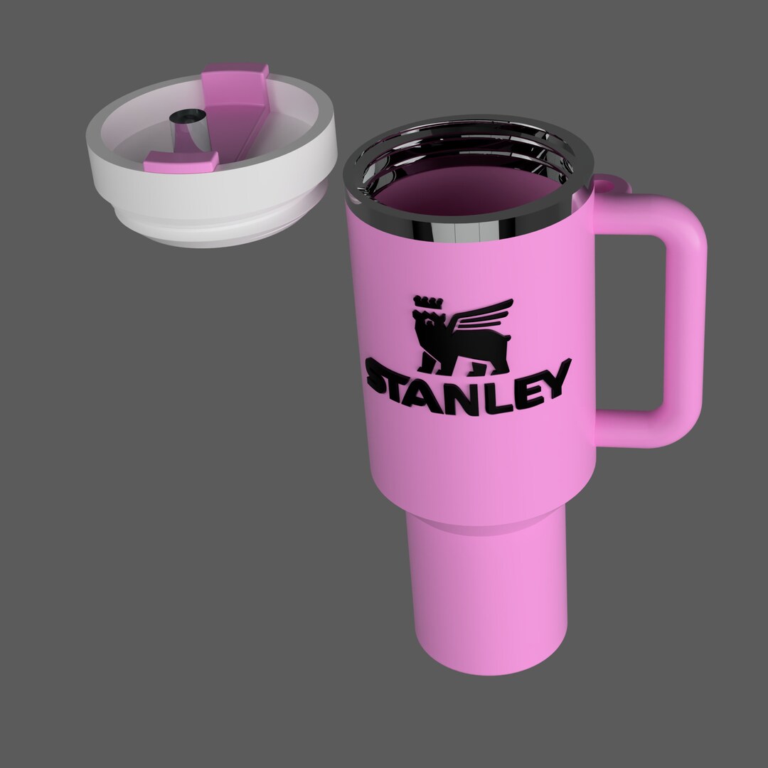 STL Stanley Tumbler Chapstick Holder Keychain Screw Lid Lid Digital ...