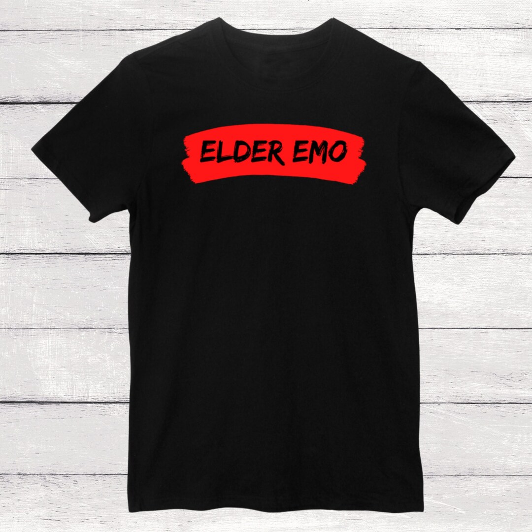 Elder Emo T-shirt | Soft-style Unisex Tee | Emo, Alternative, Alt Rock ...