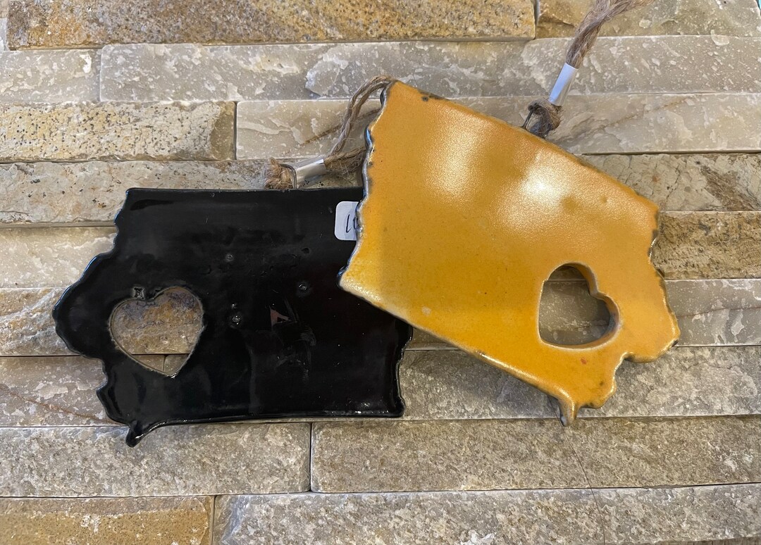 Iowa Ornament in University of Iowa Colors - Etsy