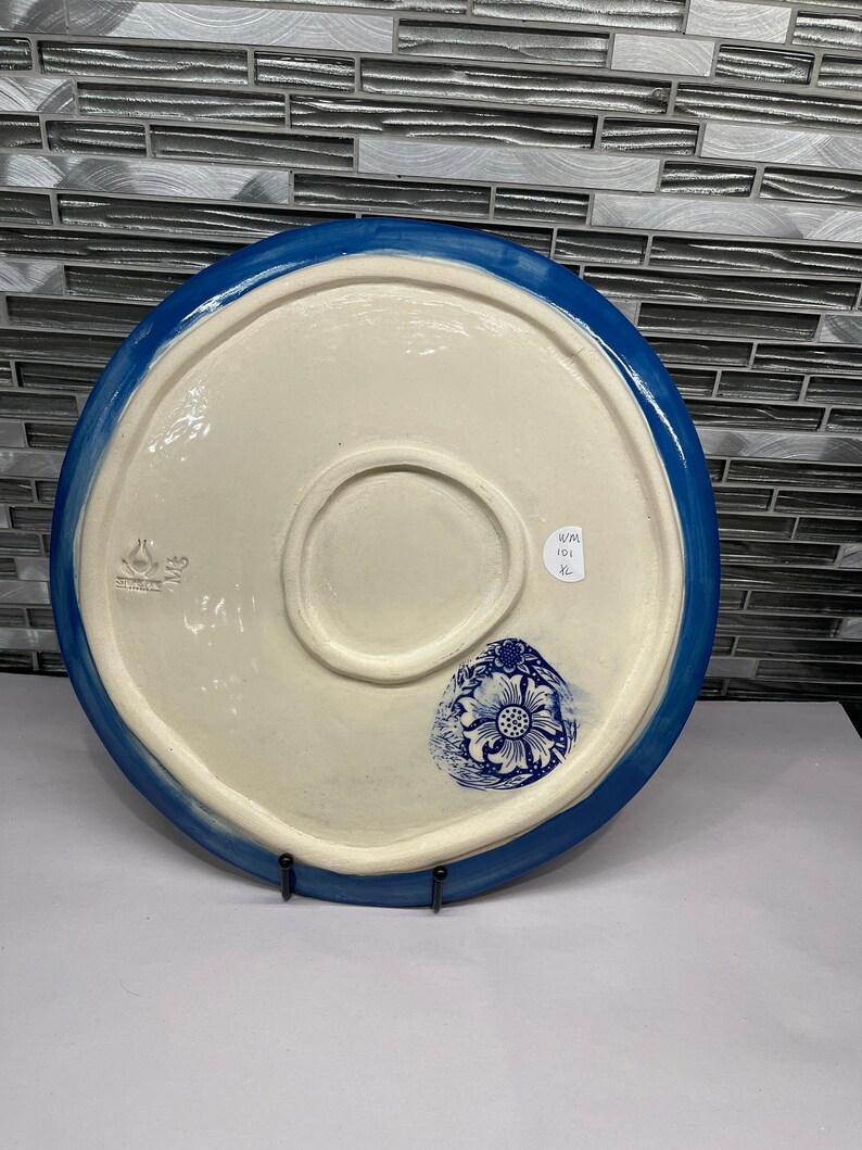 William Morris Platter in Blue Large - Etsy