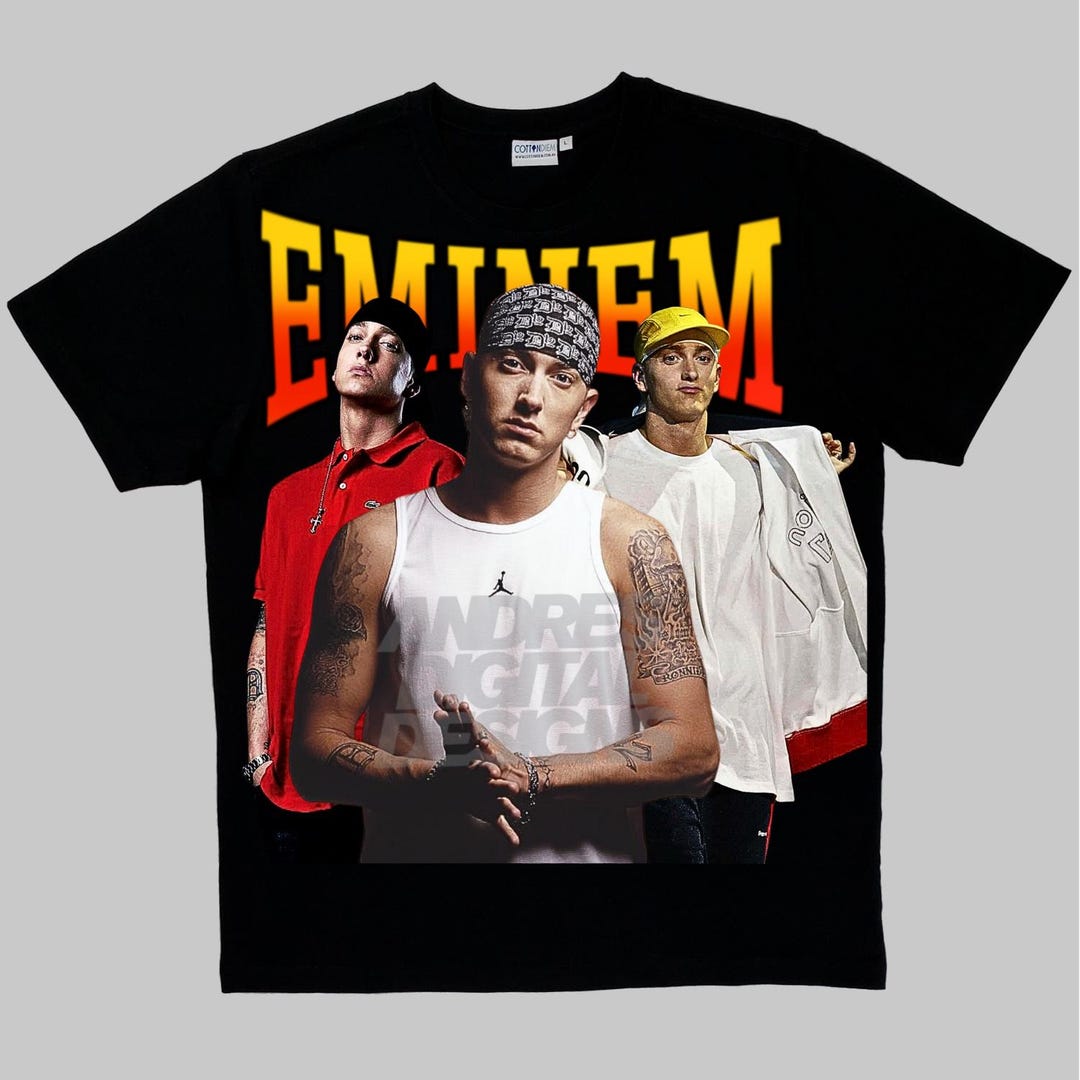 Eminem PNG Tshirt Design Digital Download File (canva Template) - Etsy