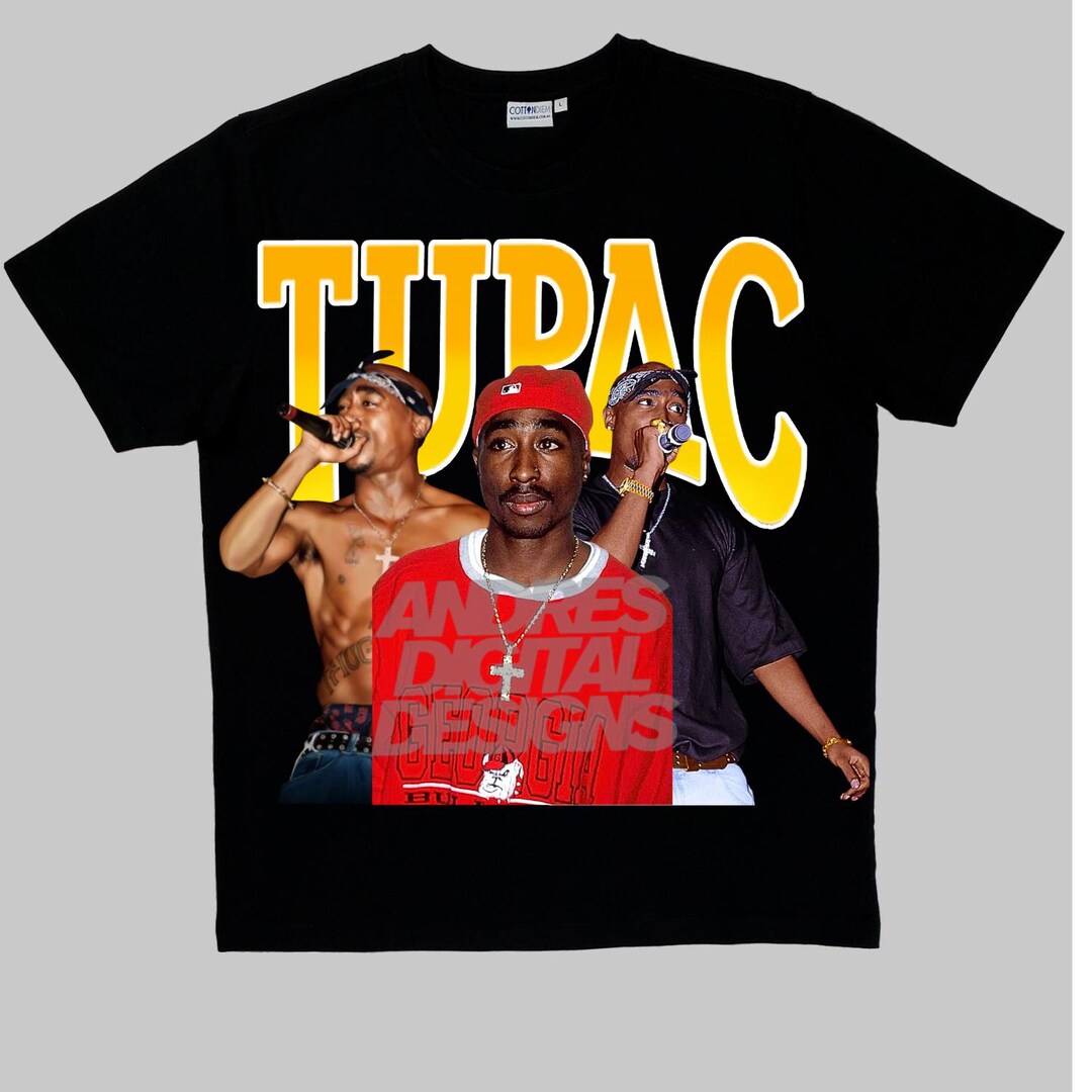 Tupac Shirt Design Digital Download (canva Template) - Etsy Canada
