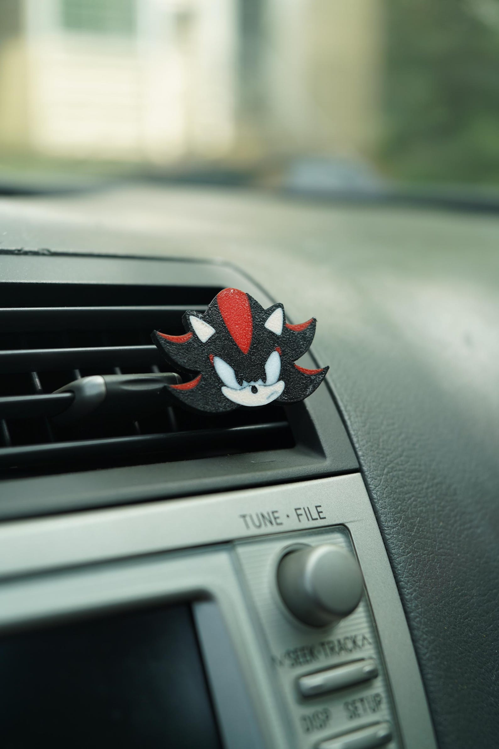 Shadow the Hedgehog Vent Clip: 3D Printed Car Decor - Etsy