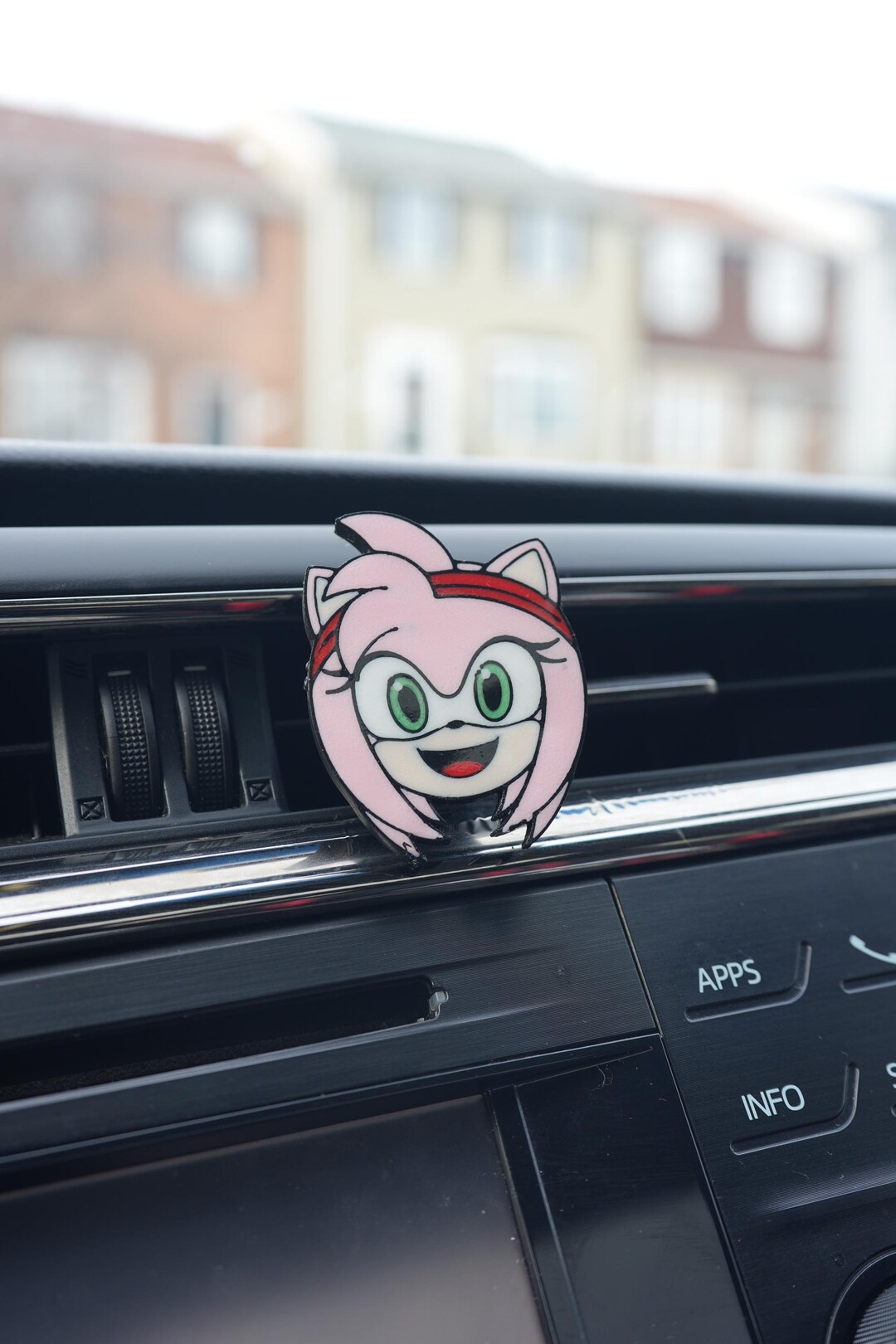 Amy Rose Sonic the Hedgehog Tire Valve Caps: 3D Printed PLA - Set of 4 ...