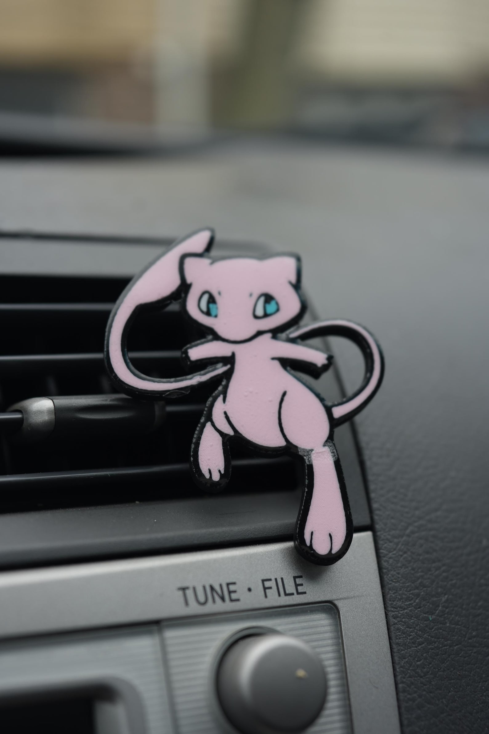 Mew Car Vent Clip | 3D Printed Pokémon Fan Art | Cute Air Freshener ...