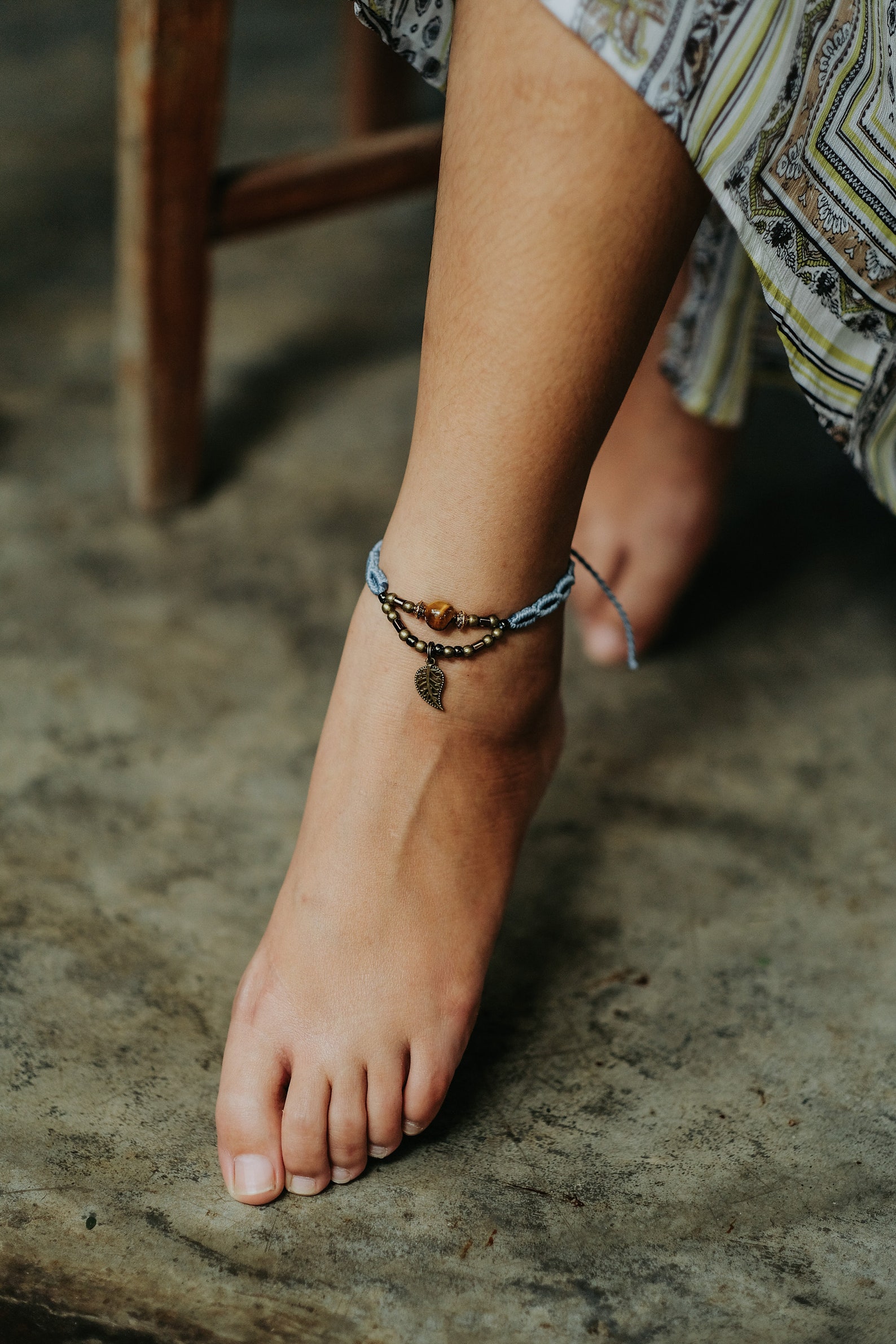 Custom Macrame Anklet Micro Macrame Ankle Bracelet Gemstone - Etsy