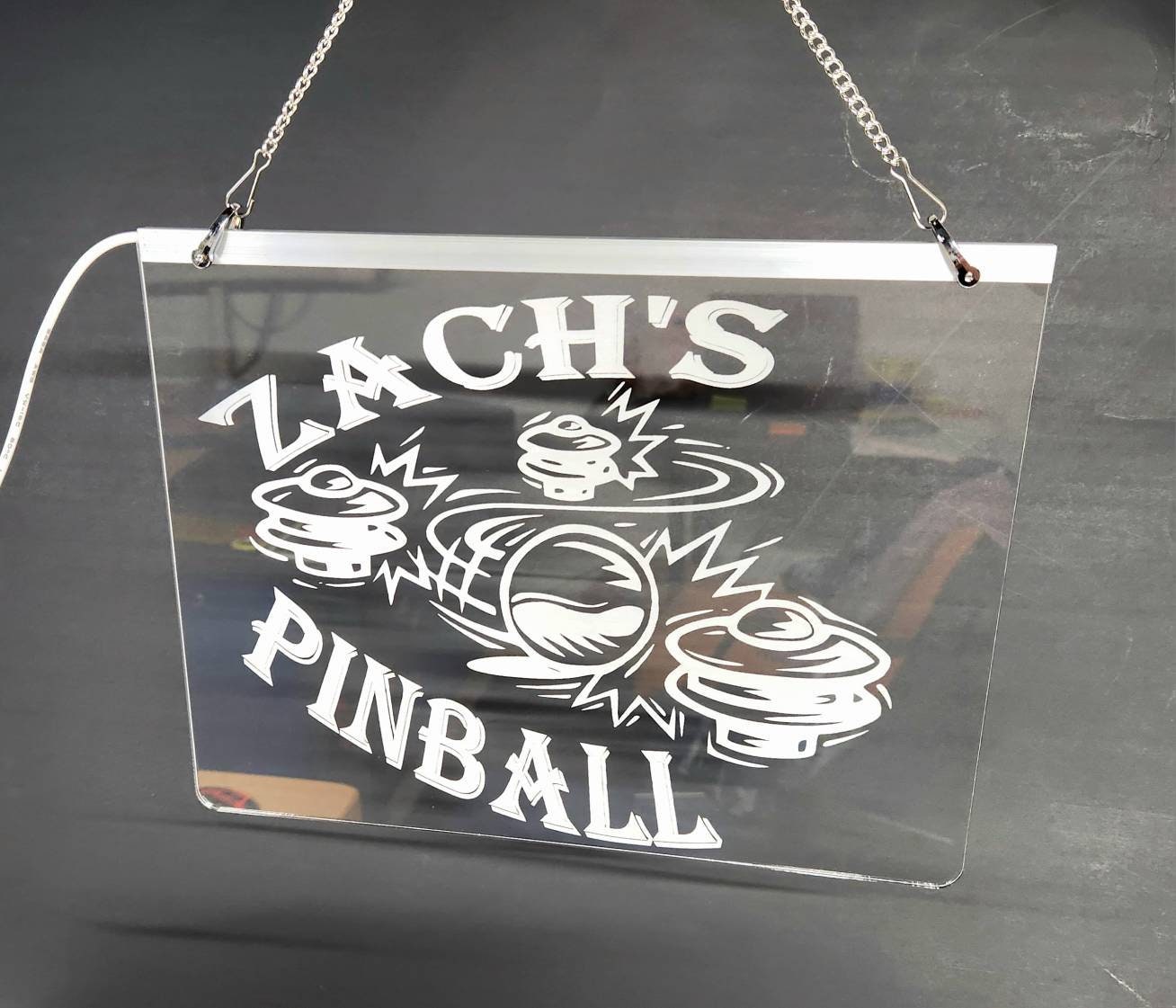 Custom/personalized Hanging LED Sign With Remote Control for - Etsy