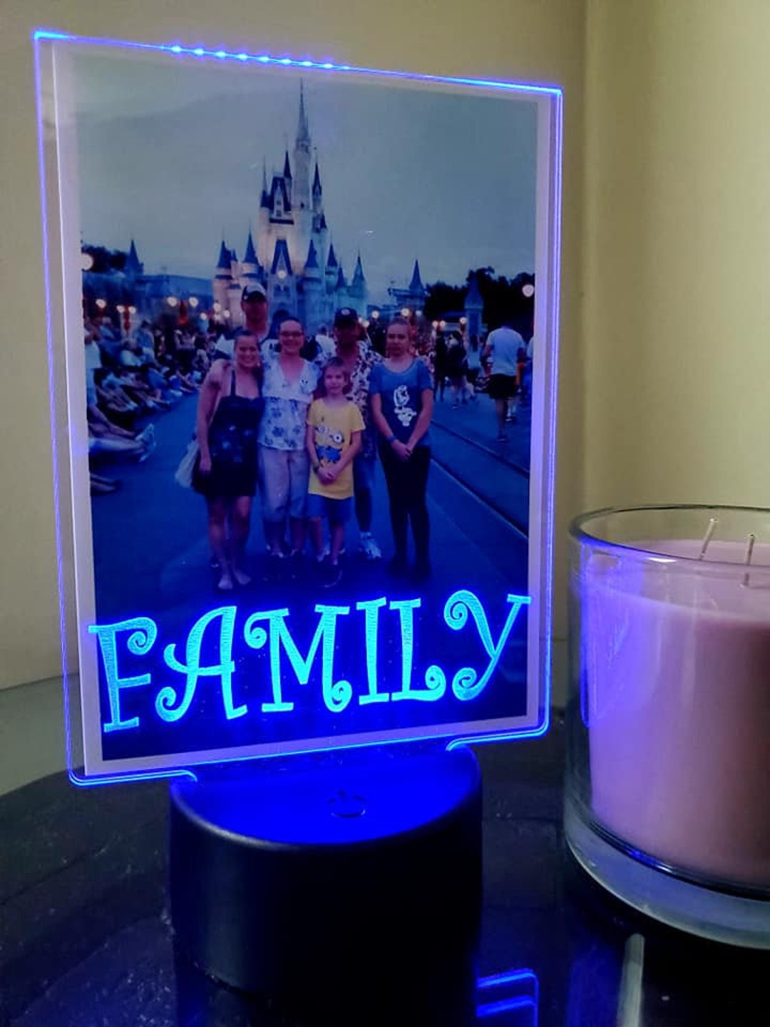 Family 5x7 Led Photo Frame, 5x7 Led Photo Frame, 5x7 Acrylic Led Frame ...