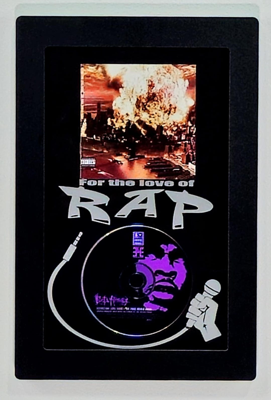 CD Display Frame - for the Love of Rap - Etsy