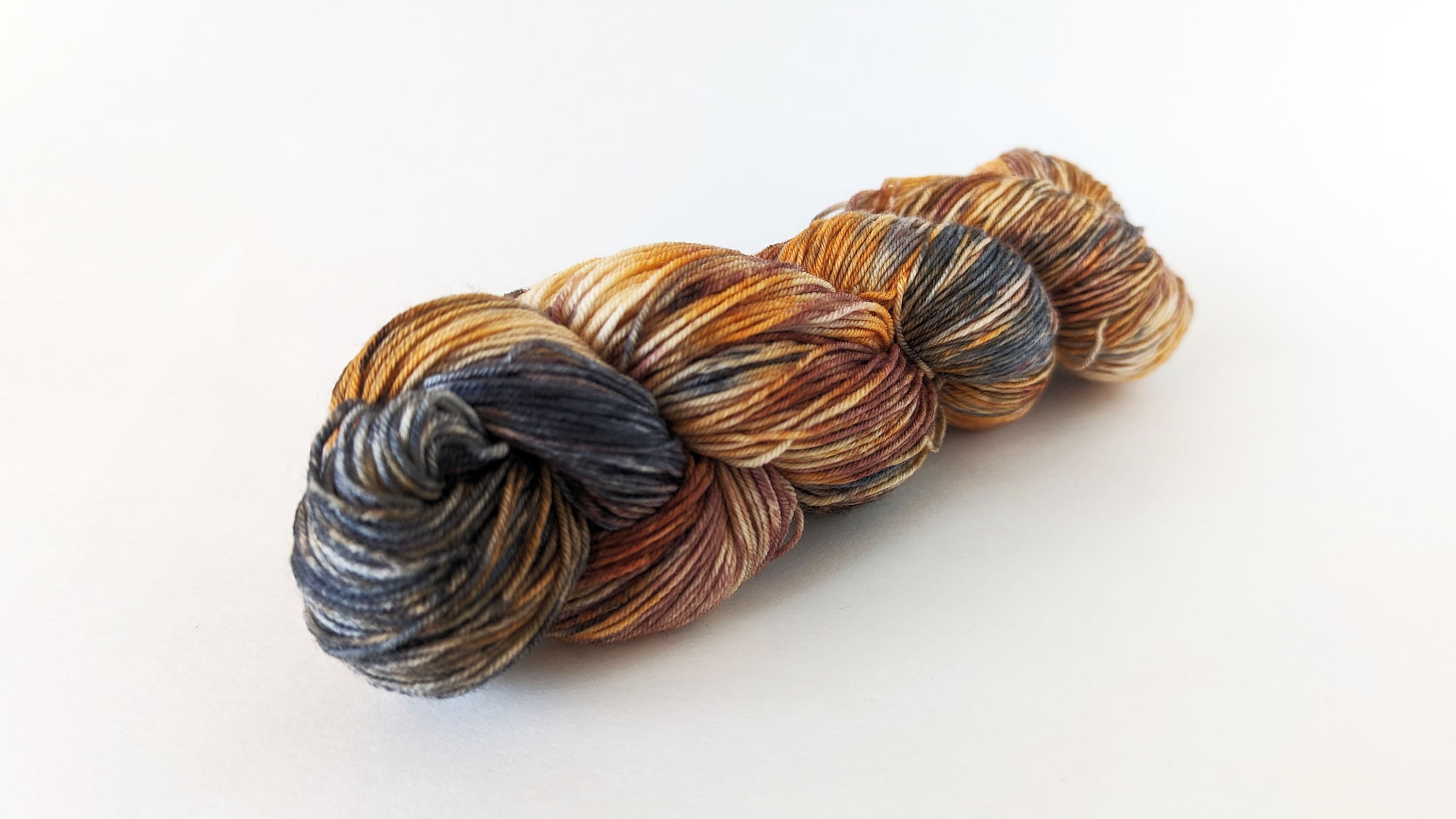 Rust & Ruin Hand-dyed Yarn in Browns and Greys, Lace/sock/dk/sport ...