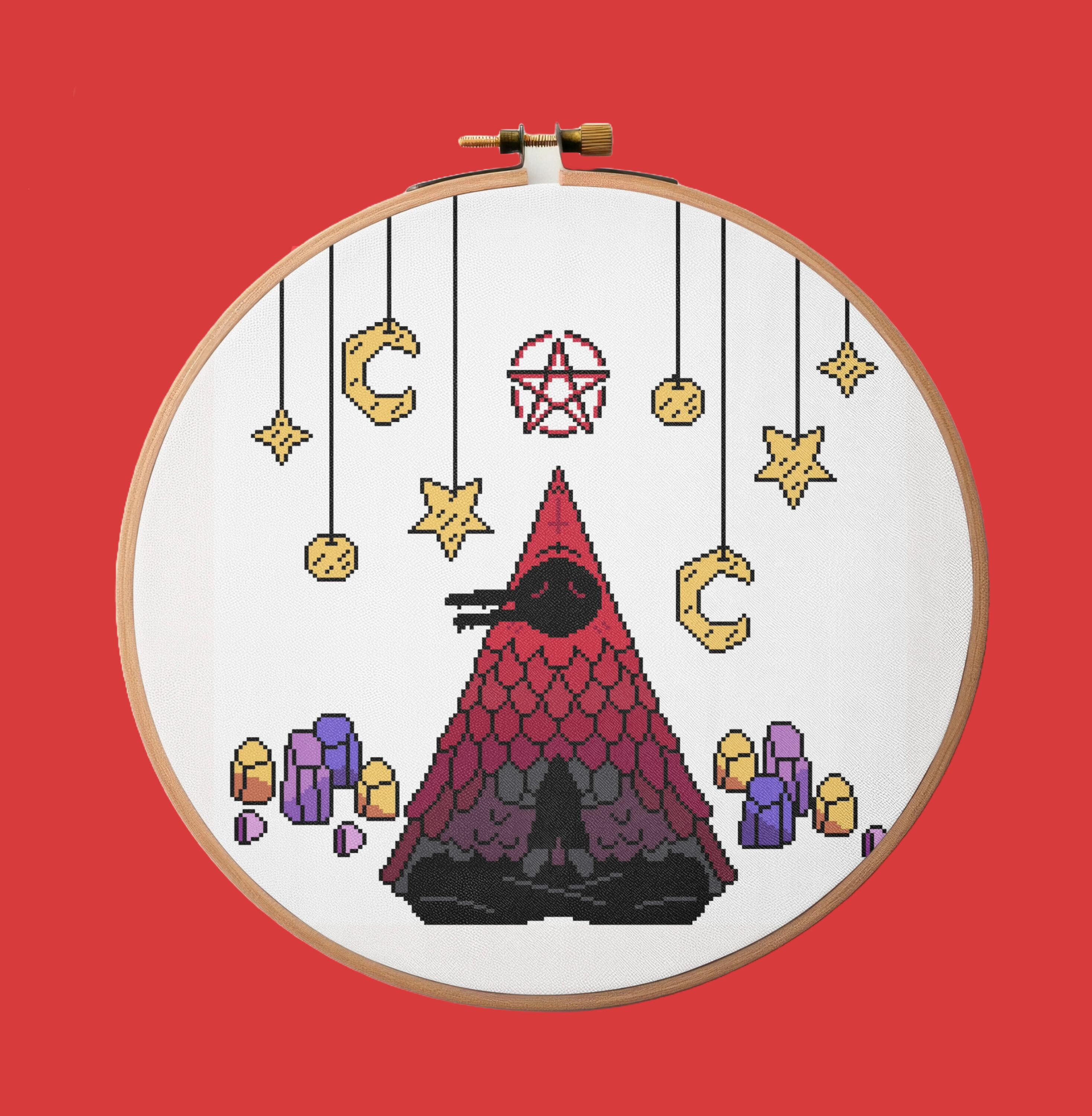 Cult of the Lamb Clauneck Cross Stitch Pattern - Etsy
