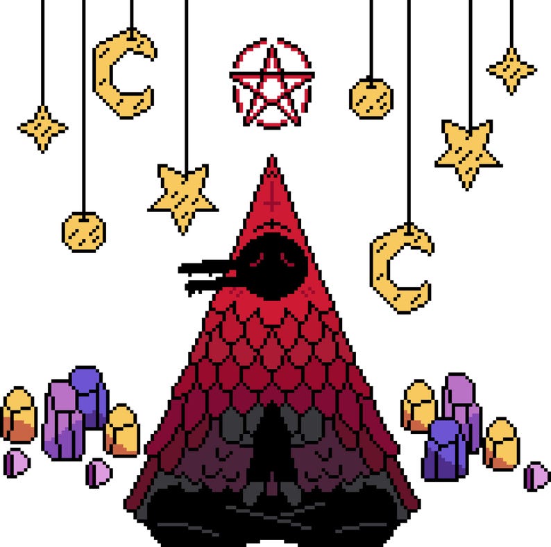 Cult of the Lamb - Clauneck Cross Stitch Pattern - Etsy