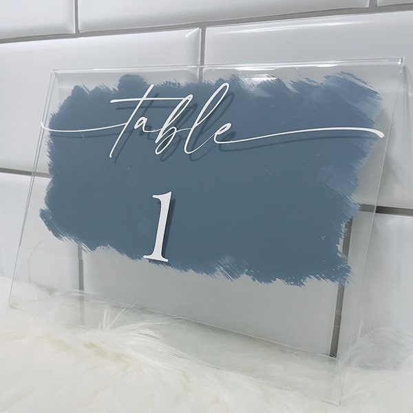 Table Number Frame - Etsy