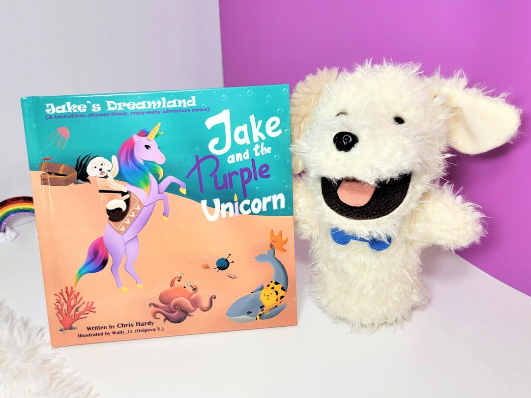 Children's Book and Puppet Gift Set Unicorn Kids Bedtime Story Book and ...
