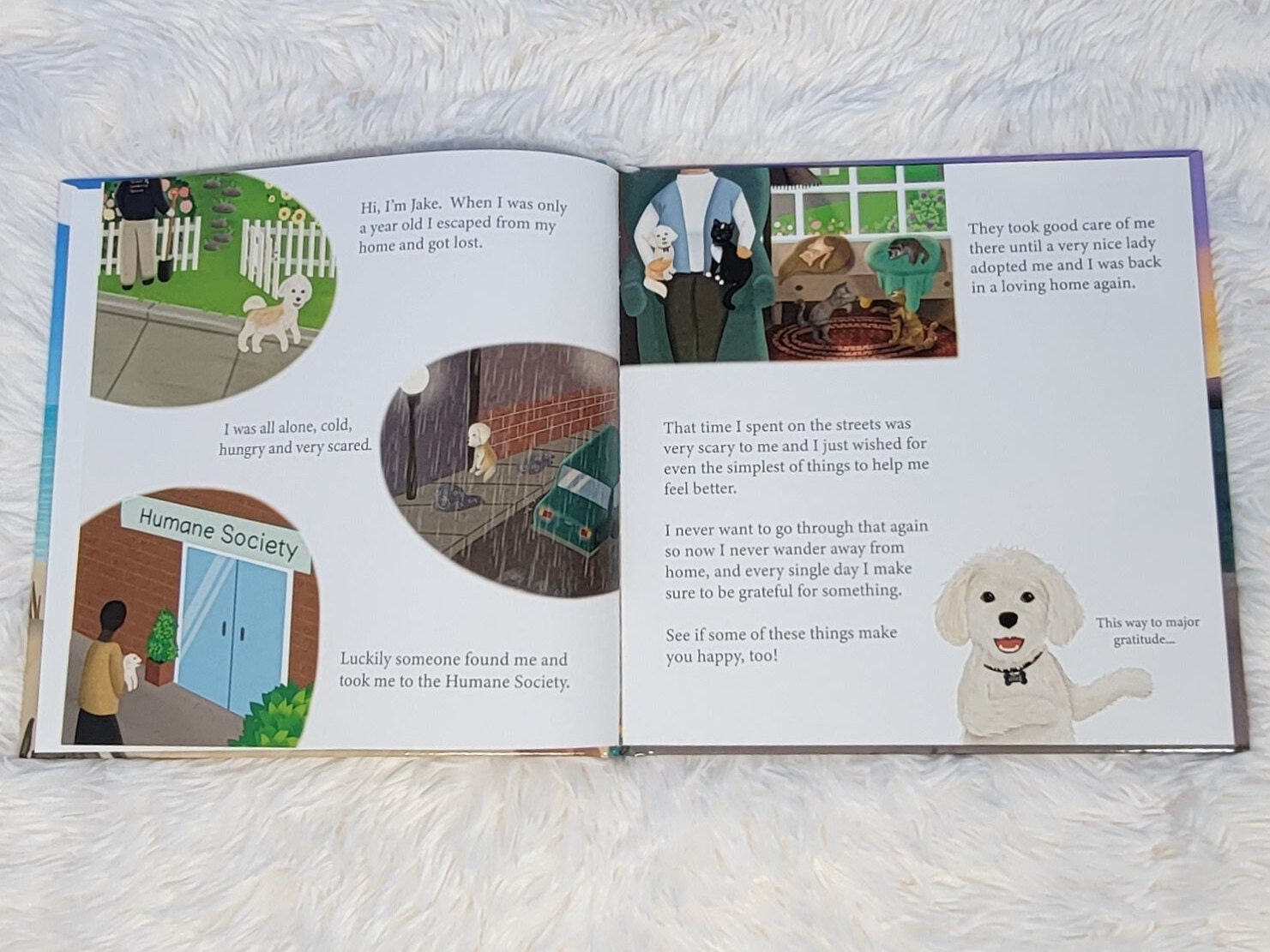 Children's Book and Puppet Gift Set Gratitude Book Dog Book Kids ...