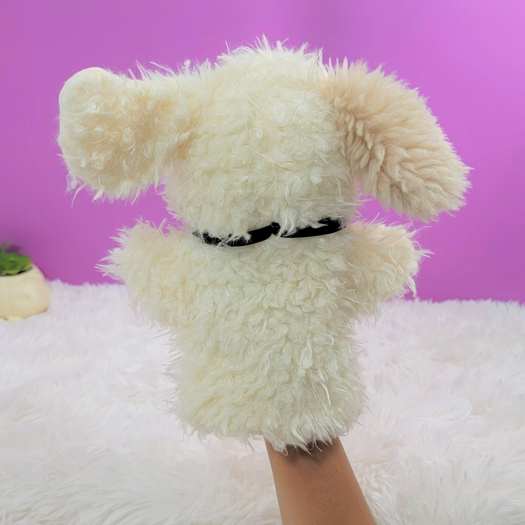 Kids Puppet Hand Puppet Dog Soft Plush Toy Soft Furry Dog Cute Dog ...