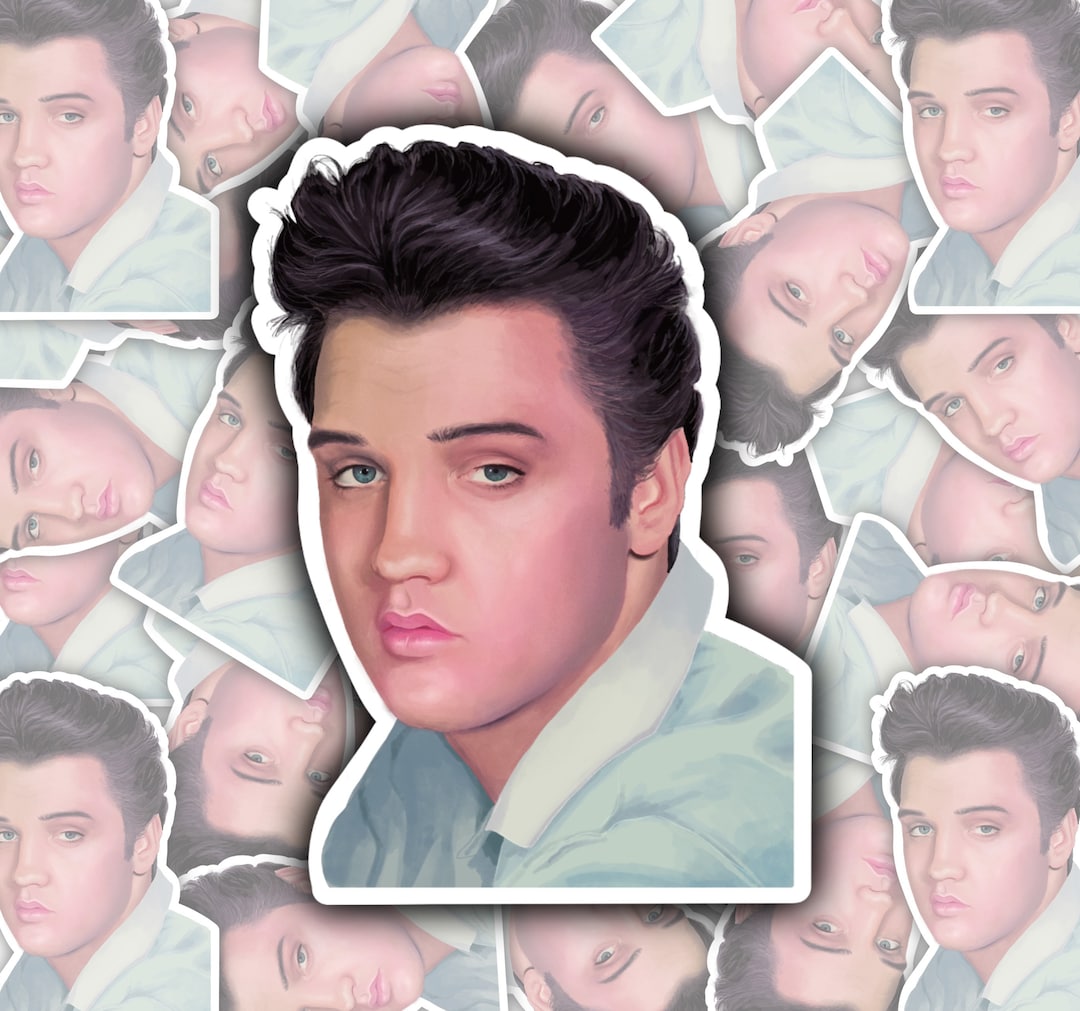 Elvis Presley Sticker - Etsy