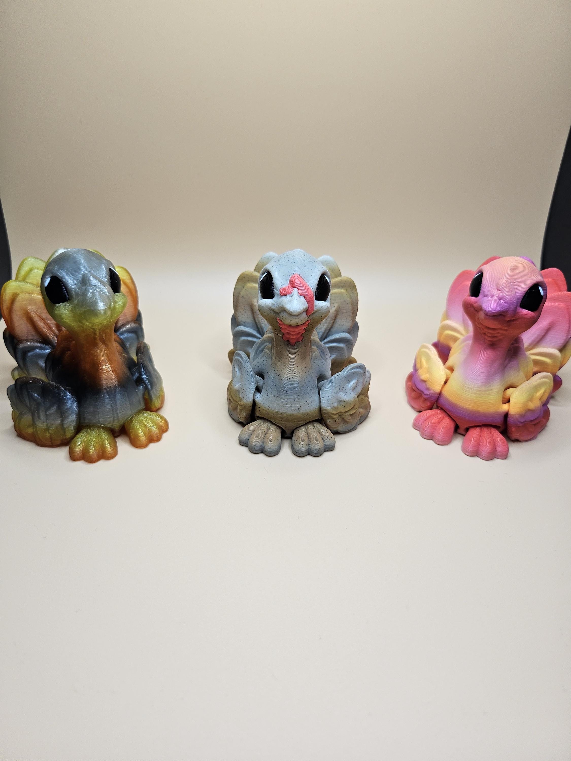 Classic 3D Printed Turkey – Vintage Thanksgiving Style - Etsy