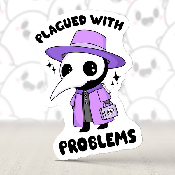 Cute Plague Doctor Stickers - Etsy