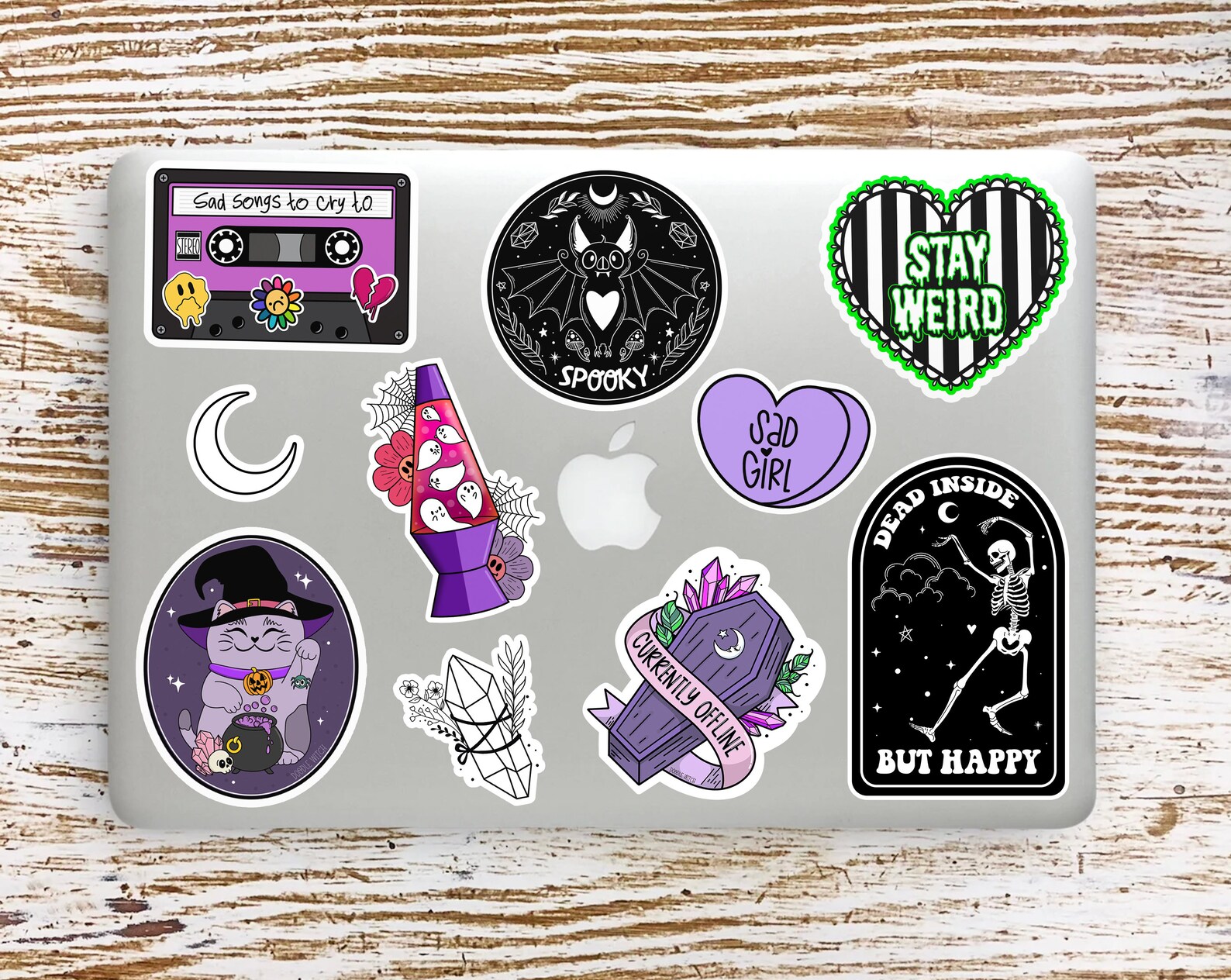 Spooky Gumball Machine Stickers Ghost Stickers Goth - Etsy