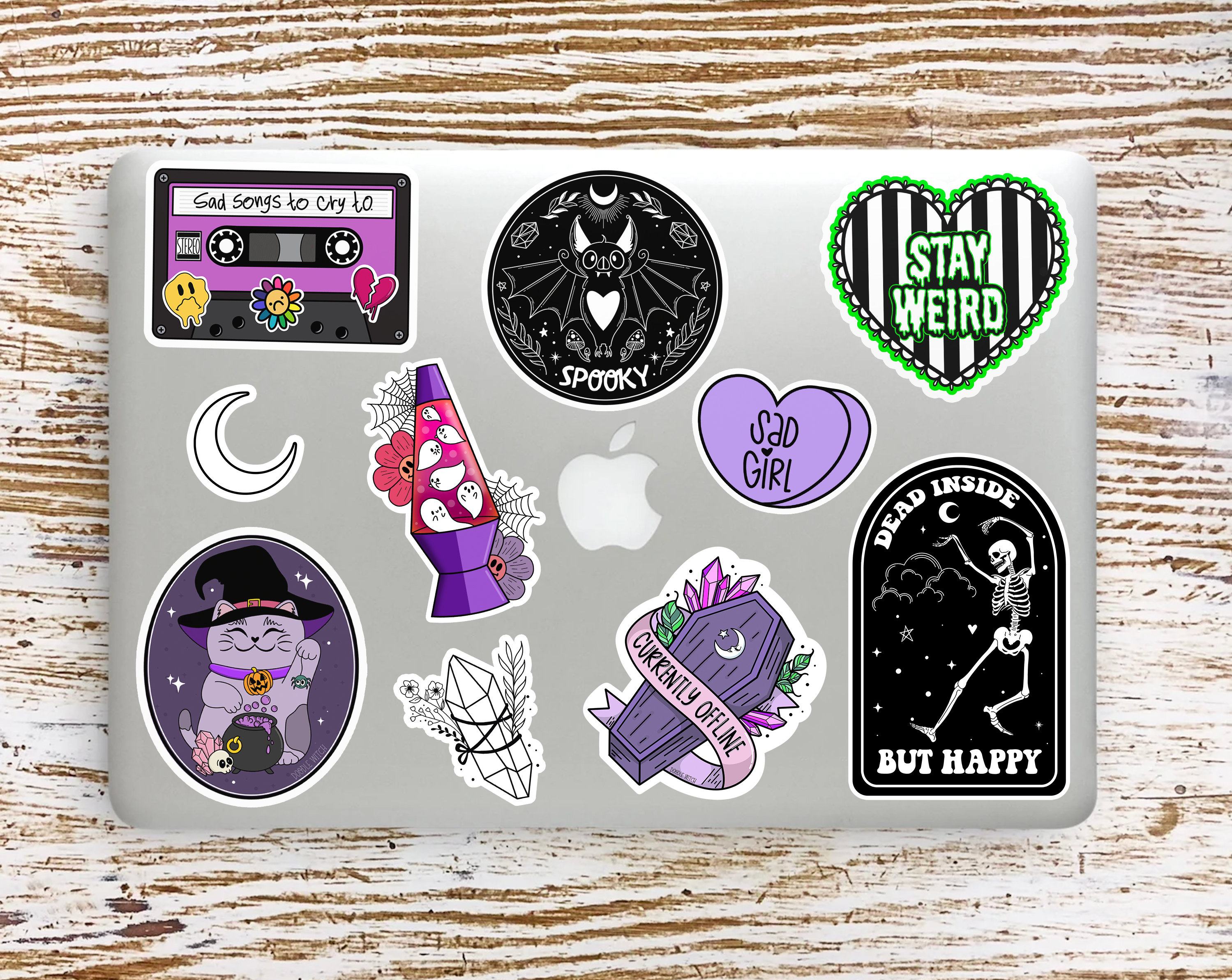 Stay Weird Sticker Heart Sticker Laptop Sticker Weird - Etsy