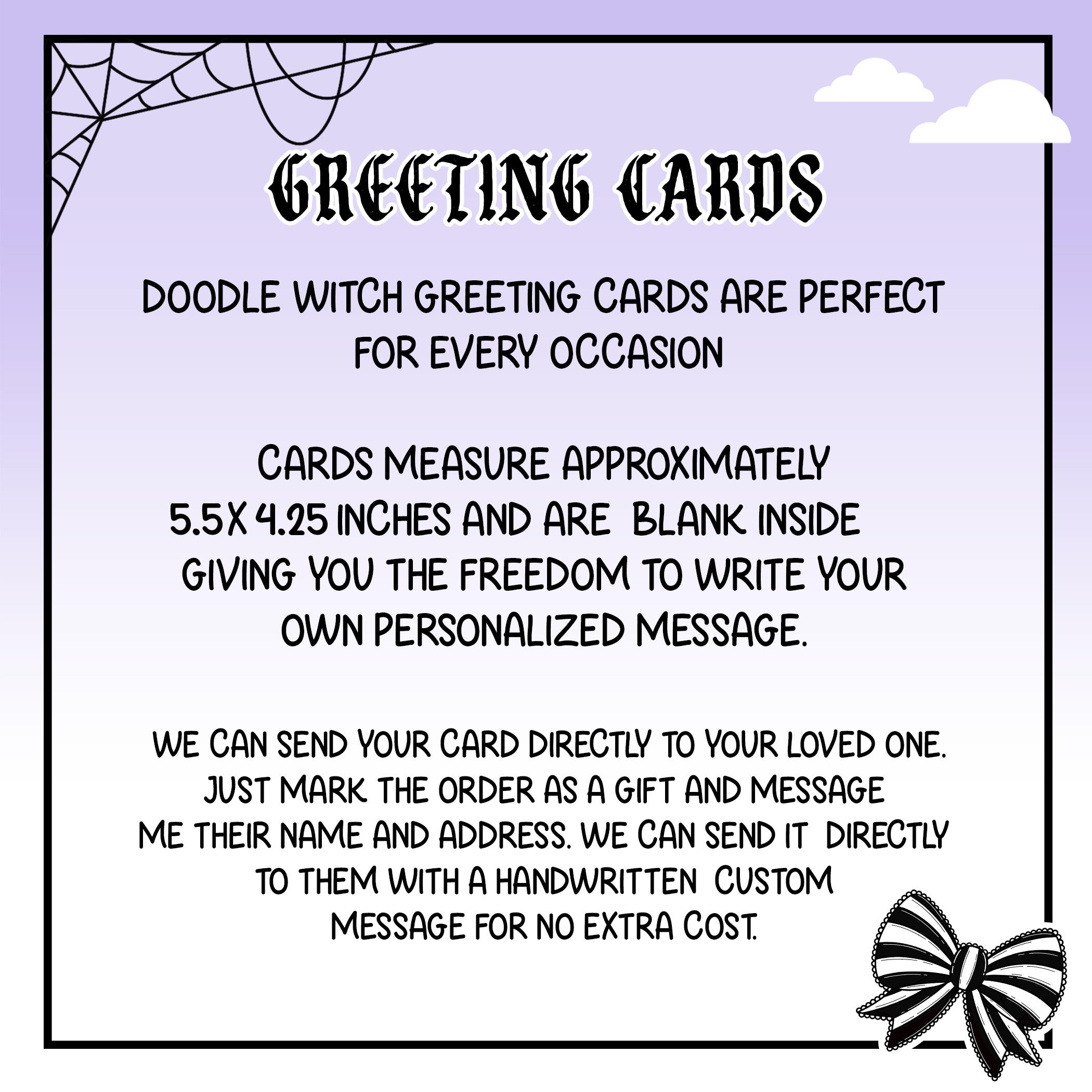 Love You to Death Card, Grim Reaper Card, Cute Spooky Cards, Skeleton ...